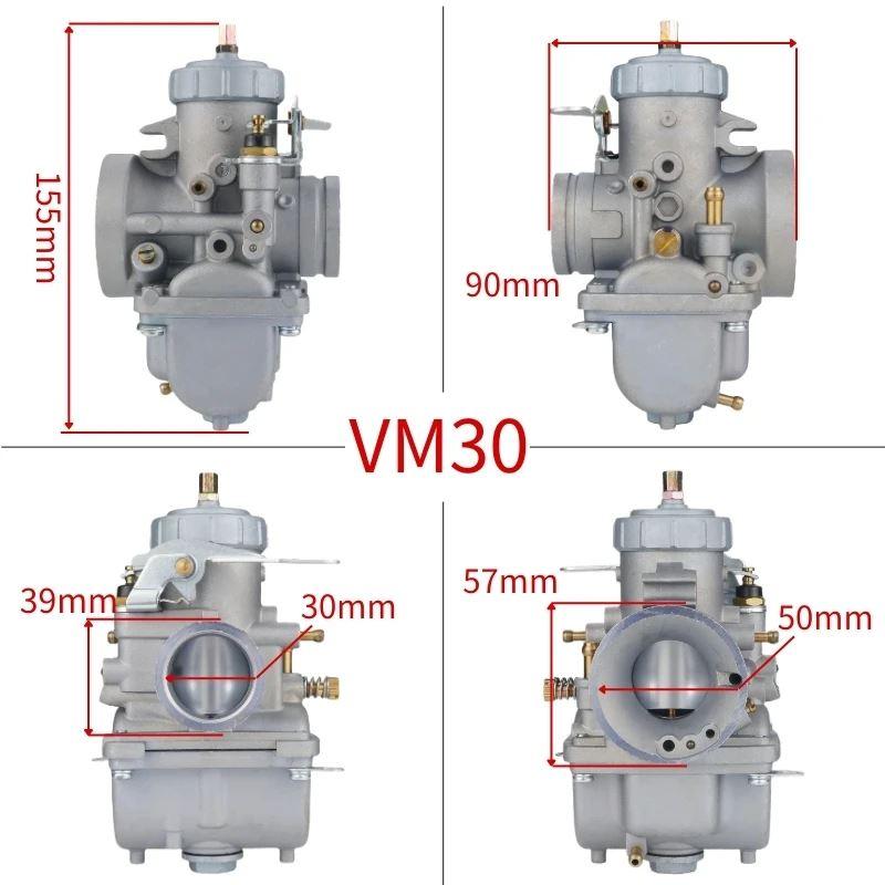 【並行輸入品】 VM30 バイクレーシングキャブレター三国 PZ34J VM 30 34 mm VM30-83 カワサキ KZ400 汎用 ...