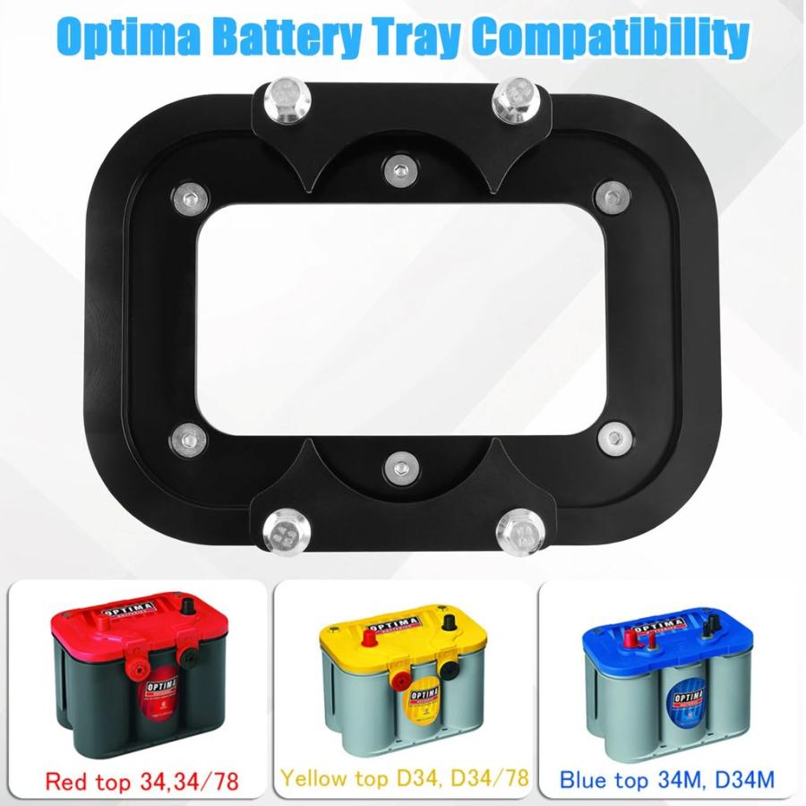 【並行輸入品】アルミバッテリーホルダー スペアパーツ OPTIMA D34 34 78サイズ用取り付けブラケット : YKNshop - 通販 ...