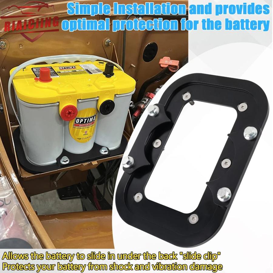 【並行輸入品】アルミバッテリーホルダー スペアパーツ OPTIMA D34 34 78サイズ用取り付けブラケット : YKNshop - 通販 ...