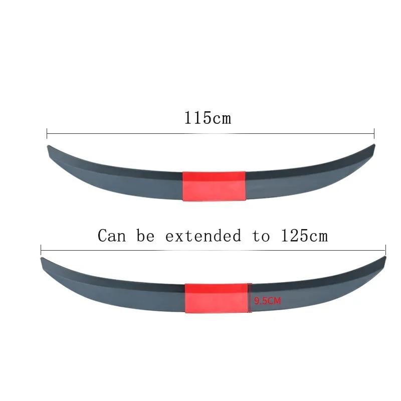 自動車 汎用 absトランクテール スポイラー 調整可能 115-125cm 3個 : YKNshop - 通販 - Yahoo!ショッピング