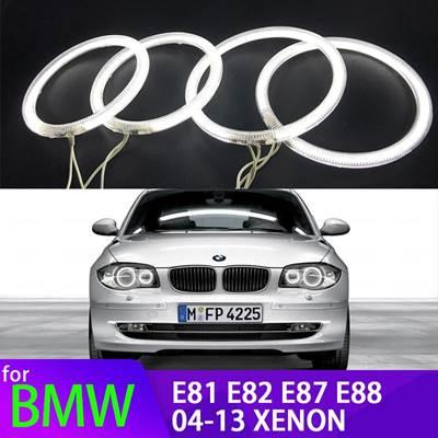 キセノンホワイトヘッドライトキット BMW 1シリーズ用エンジェルアイ e81 e82 e87 e88 116i 118i 120i 125i 128i 130i 135i 04-13 ...
