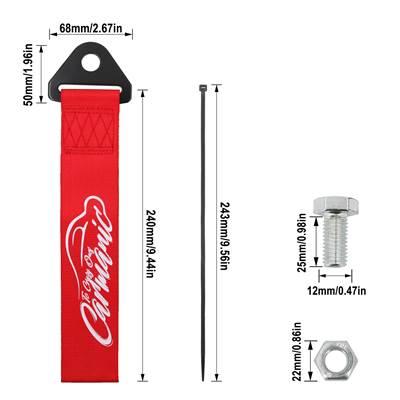 レーシングロープ用牽引ローイングフック FIat 500 500c 500l abarth 595 695 595c 695cデカールステッカー用 : neka17278 : YKNshop ...