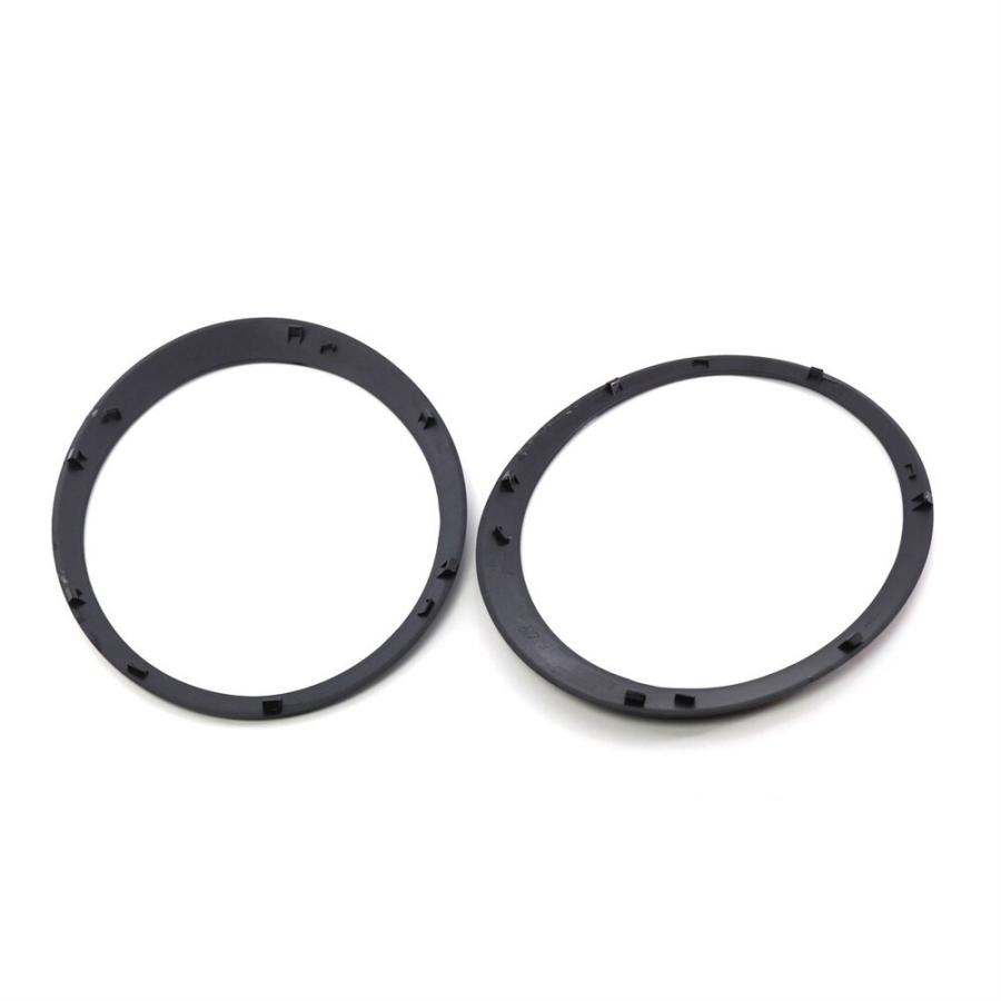 ミニクーパー ヘッドライトトリム R55 R56 R57 R58 R59 2007-2015 光沢のある黒 2左 + 右 グロスブラック ...