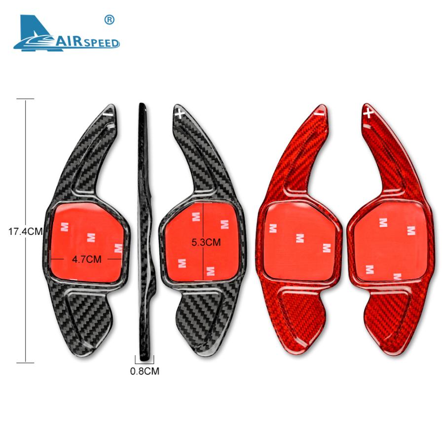 アウディ ステアリングホイール パドル ハードカバー A3 a4 a5 a6 s6 a7 a8 s8 q3 q5 q7 純正カーボンファイバー インテリアトリム アクセサリー ...