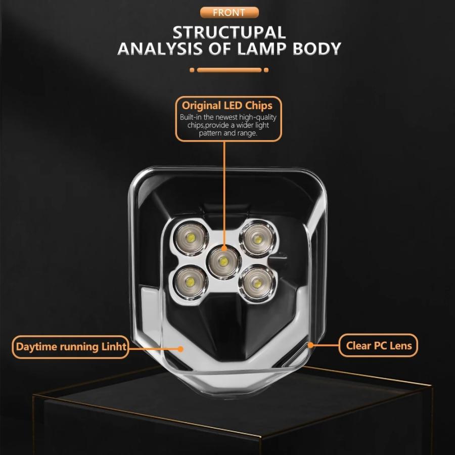 husqvarna Ledヘッドランプ drl 高ロービーム 701 エンデューロ supermoto 501 300 450 350 250 2014アップ : YKNshop - 通販 ...