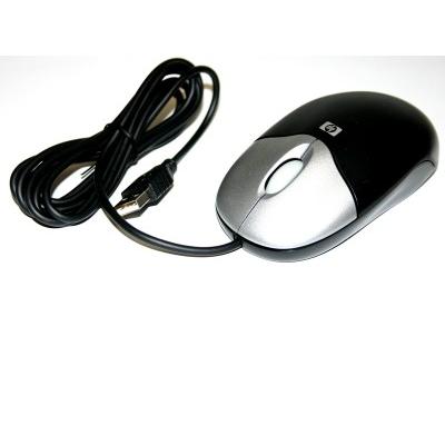 (中古品・ベタつきあり)マウス HP USB接続 光学式マウス M-UAE96 ブラック/シルバー MOU_S(定形外郵便、代引不可、送料別 ...