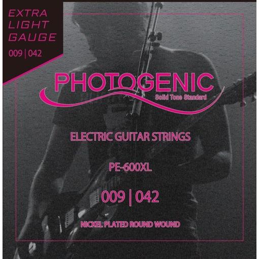 PhotoGenic フォトジェニック エレキギター弦 PE-600XL エクストラライト (009-042)(定形外郵便、送料別商品 ...