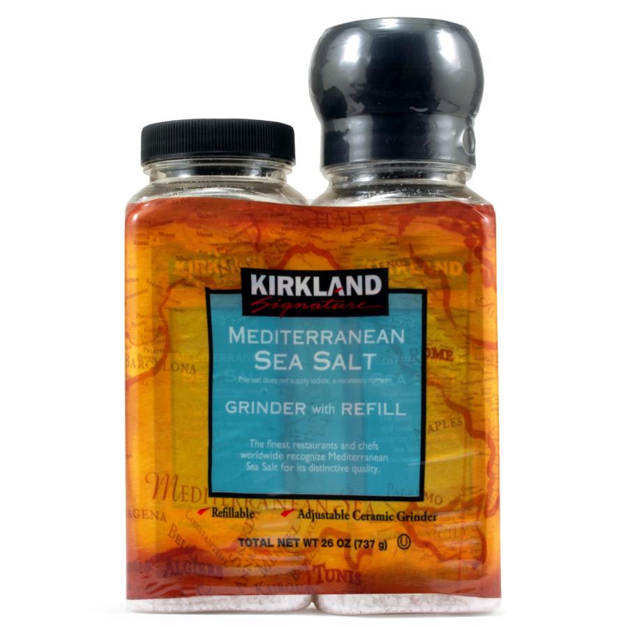 【OUTLET】コストコ・ メディテレニアン シーソルト（ミル付）KIRKLAND SIGNATURE 368g×2 大容量 #1EW51415 : Yahoo!マート by ASKUL 葛西 ...