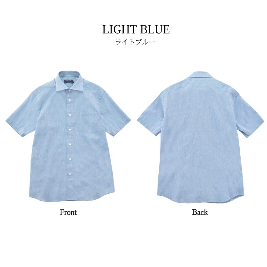 ワイシャツ 半袖 メンズ おしゃれ 日本製 リネン リネンシャツ ワイシャツ半袖 2021-HSS7 : Y.M.F STORE - 通販 - Yahoo!ショッピング