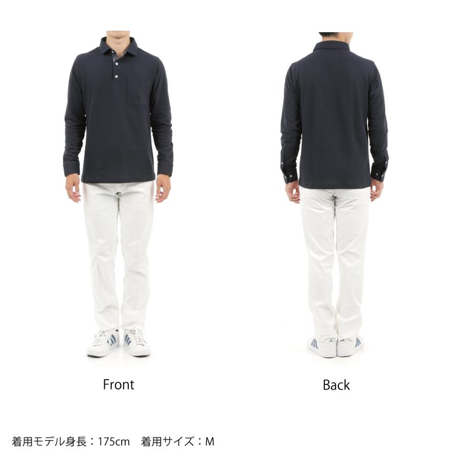 ポロシャツ メンズ カジュアルポロシャツ 長袖 長袖ポロシャツ イージーケア 吸汗速乾 FL22FW-002M a/w : Y.M.F STORE - 通販 - Yahoo!ショッピング