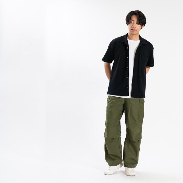 半袖シャツ メンズ 日本製 ワッフルシャツ ニットシャツ 羽織り クールビズ SHKB25-088 : Y.M.F STORE - 通販 - Yahoo!ショッピング