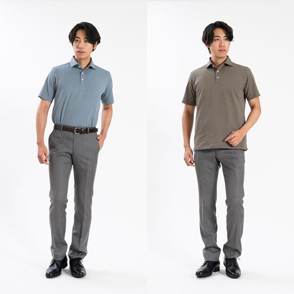 ポロシャツ 半袖 メンズ 日本製 クールビズ ビジネス カジュアル 吸水速乾 カノコ SPKB25-091 : Y.M.F STORE - 通販 - Yahoo!ショッピング