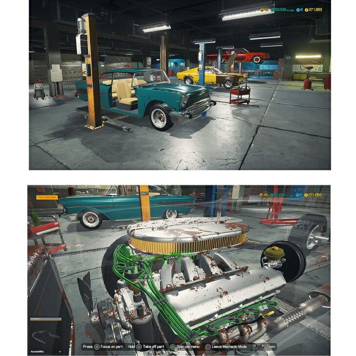 PS4 Car Mechanic Simulator プレステ プレイステーション4 ソフト カー メカニック シュミレーター 日本語対応 ...