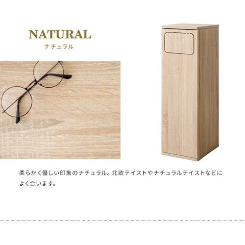 ゴミ箱 ダストボックス おしゃれ プッシュ式 スリム 白 木製 45L ごみ箱 キッチン 台所 角型 縦型 コンパクト 隙間 すきま グレージュ 新生活 ID004 Empro : 山瀬 ...
