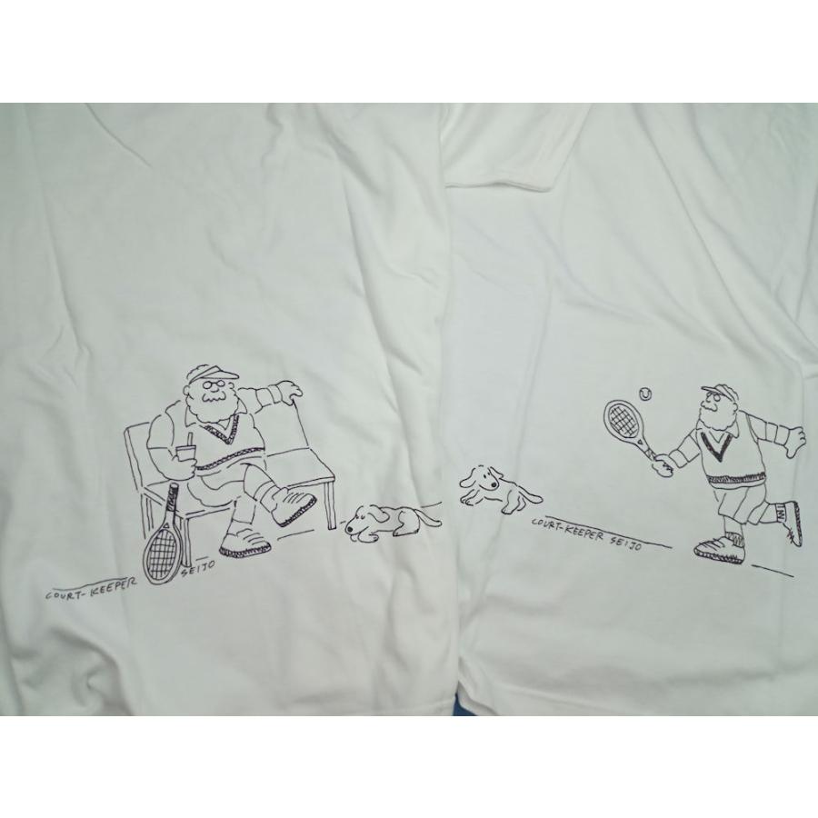 SEIJO COURT KEEPER ミスターブラウンT（ボレー） TE-MBD-WT : 成城コートキーパー - 通販 - Yahoo!ショッピング