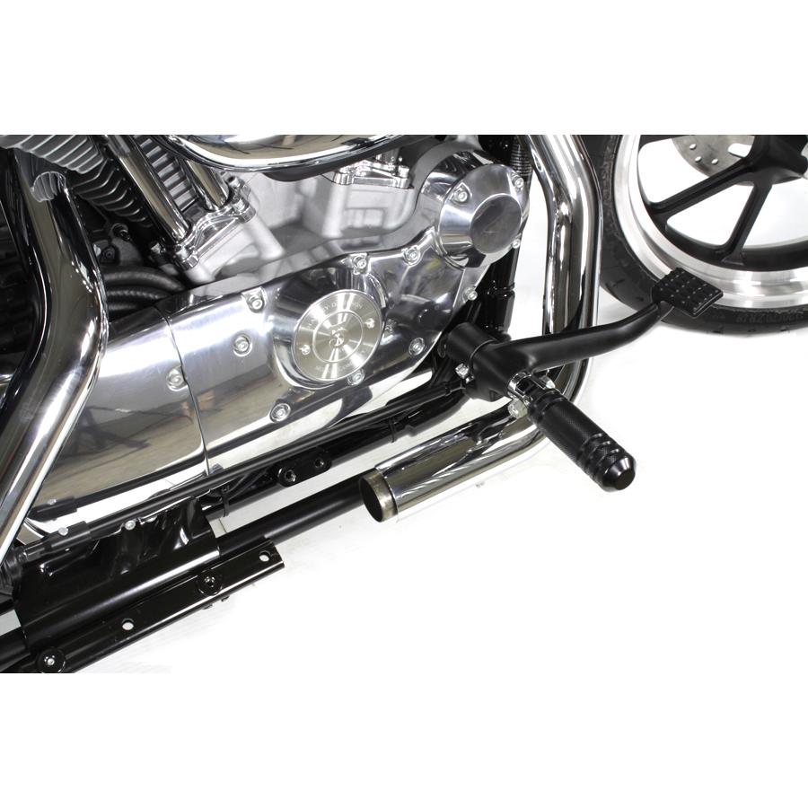 フォワード コントロール キット 黒 パーツ スポーツ スター モデル ミッド 変換 Black Forward Control Kit ...