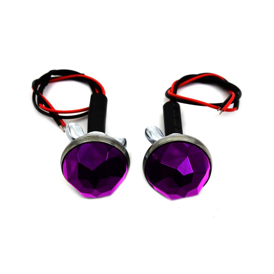 紫 パープル 反射 Purple LED Reflector Set 2個セット ハーレー : YMT JAPAN - 通販 - Yahoo ...