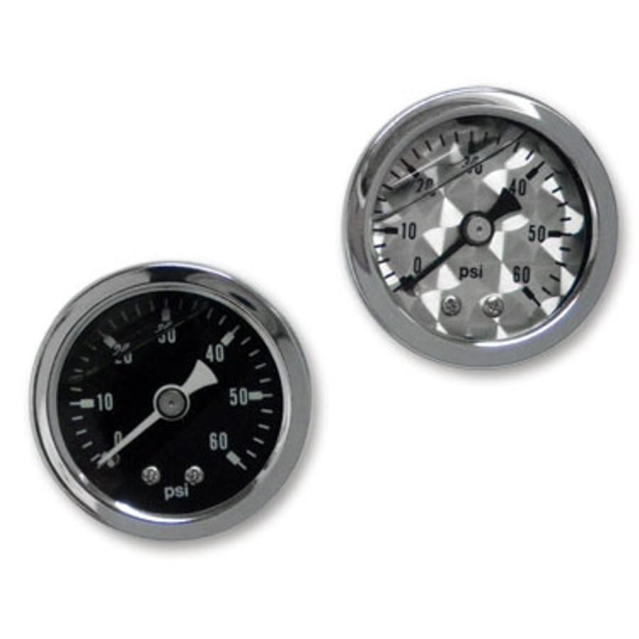 ジュエル シルバー 銀 文字盤 60PSI表示 オイルプレッシャーゲージ 油圧計 40mm ハーレー : YMT JAPAN - 通販 - Yahoo!ショッピング
