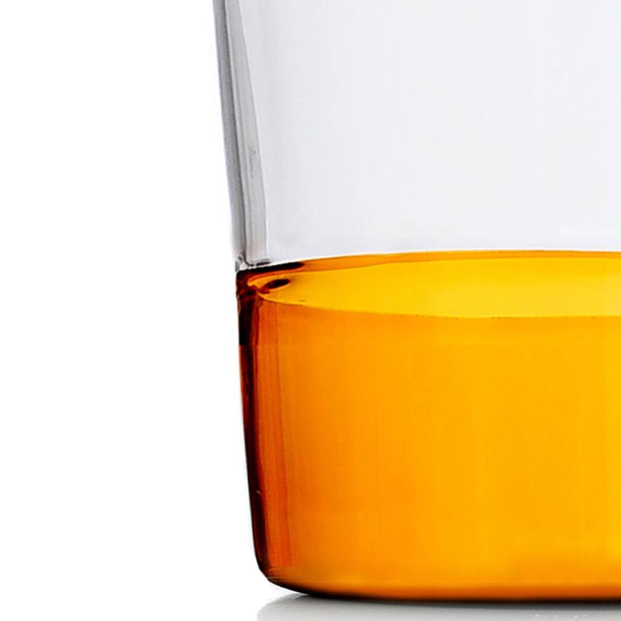 ICHENDORF MILANO Light COLORE clear/amber カラーグラス 2色切替え タンブラー ウォーター 透明 ...