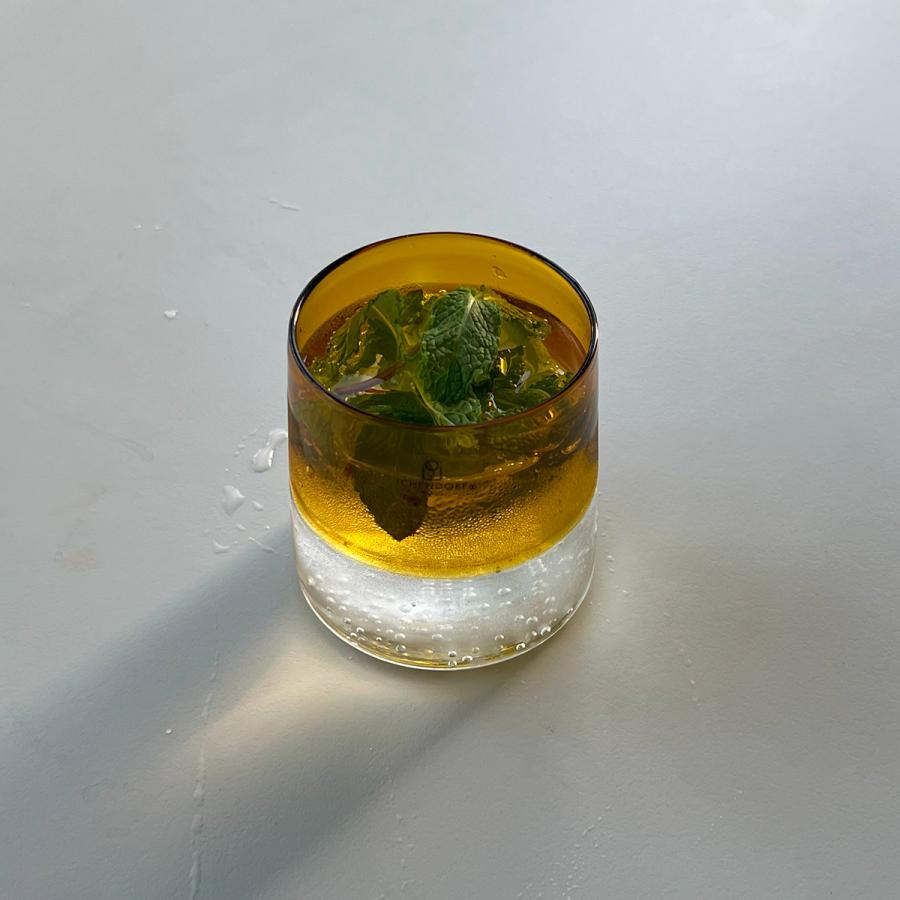 イッケンドルフ ミラノ 2色切替え タンブラー ウォーター ロックグラス Light COLORE clear/amber カラーグラス 透明 ...