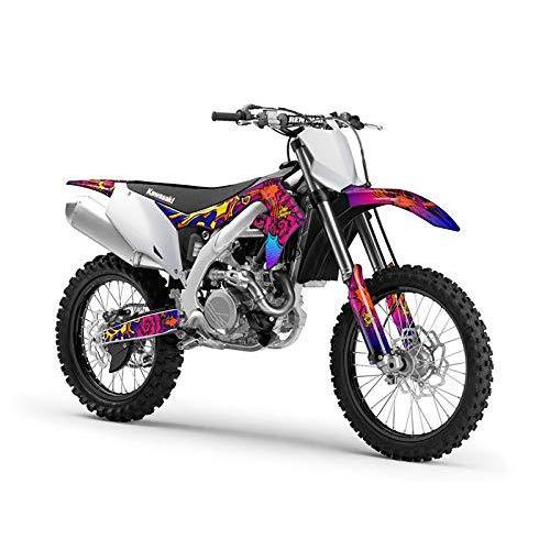 2020-2021 KLX 230R (ヘッドライトなし) Zany Pink Senge Graphics ベースキット カワサキ対応 ...