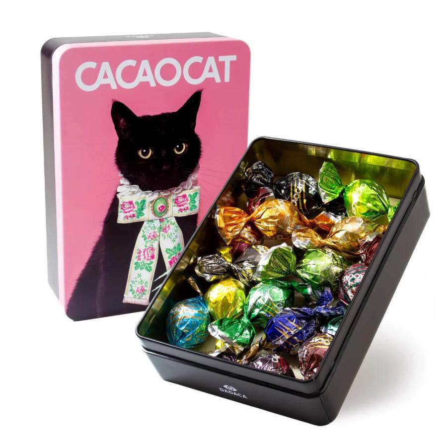 cacaocat チョコ CACAOCAT缶（カカオキャット） チョコレート ミックス8個入り｜ボンボンショコラ （ストロベリー・チョコバナナ・カフェラテ・ほうじ茶・ピスタ ...