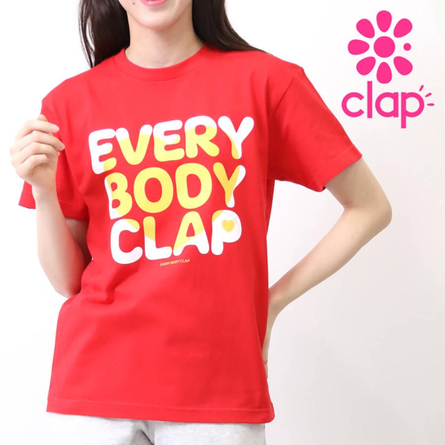 clap CLAP フィットネスウェア トップス クラップ フィットネス クラップウェア EVERY BODY TEE Tシャツ 半袖 ...