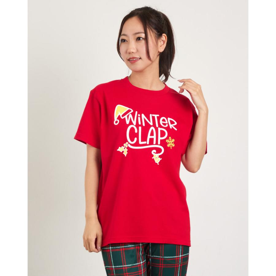 clap クラップ フィットネスウェア トップス レディース 半袖tシャツ WINTER CLAP TEE M/Lサイズ 2025 新作 ...