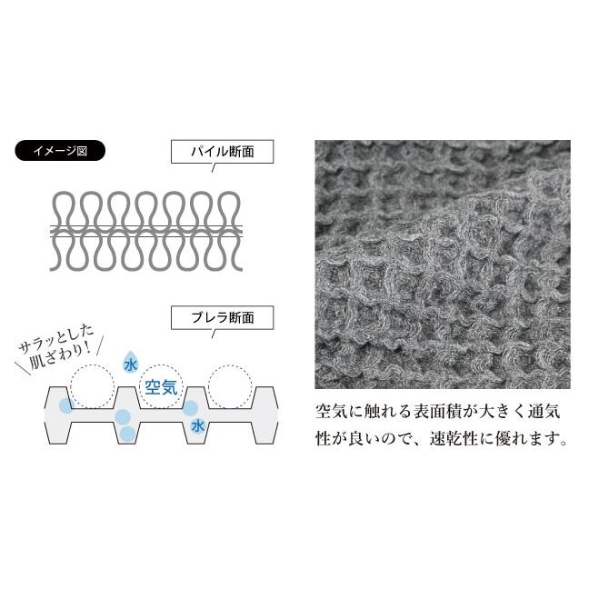 kontex コンテックス ブレラ Mサイズ 36×85cm フェイスタオル ヘアタオル 洗面所 ゲストタオル キッチンタオル ワッフル生地 タオル コンテック メンズ レディース kon ...