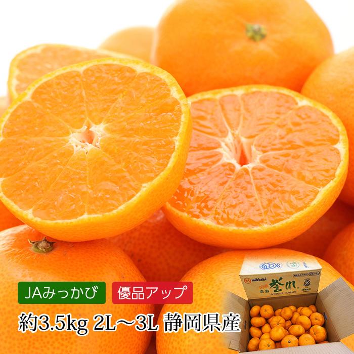 みかん 静岡県産 誉れみかん 優品アップ 約3.5kg 2L〜3Lサイズ : f-0644 : 産直プレミアム - 通販 - Yahoo!ショッピング