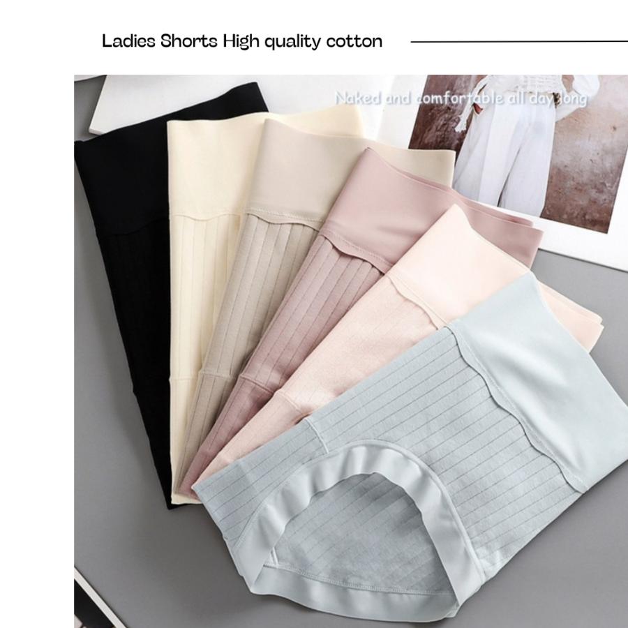 レディース ショーツ 綿 大きいサイズ パンツ 深め 下着 ハイウエスト 深履き 大きめ 極伸び シームレス 柔らか肌着 コットン L 2L 3L 6枚セット 1枚試用 CM03 ...