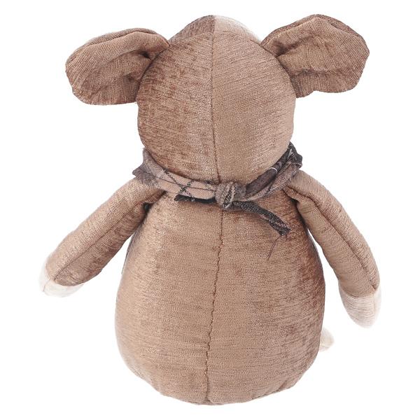 不二貿易 4個セット ねずみBR 37895 アニマルドアストッパー ドアストッパー ブックエンド 縫いぐるみ ぬいぐるみ 動物 ネズミ マウス 茶色 ブラウン : 養生資材屋 - 通販 ...