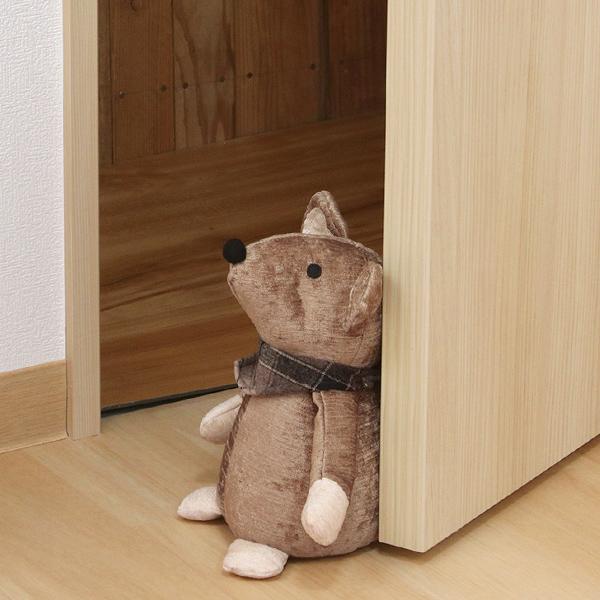 不二貿易 4個セット ねずみBR 37895 アニマルドアストッパー ドアストッパー ブックエンド 縫いぐるみ ぬいぐるみ 動物 ネズミ マウス 茶色 ブラウン : 養生資材屋 - 通販 ...