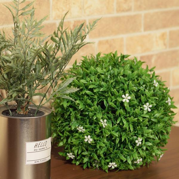 1個 φ18cm ボール フェイクグリーンS LFS-902B 造花 草ボール 造花ボール 人工観葉食物 丸い まんまる まるい 球型 玉 緑 小花 :lfs-902b-1:養生資材屋 ...