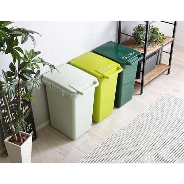 ホームテイスト 45L W34×D45×H57.5 日本製 ダストボックス ジョイント連結可能 グリーン ゴミ箱 ごみ箱 ジョイント式 連結式 連結 くっつけられる : 養生資材屋 - 通販 ...