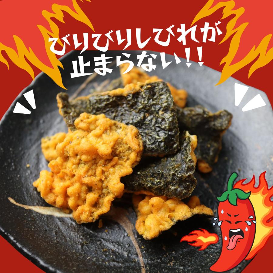 ビリリ君 辛旨のり天 130g 【 65g × 2袋 セット 】とうがらし×ホアジャオ 花椒 激辛 ザクザク食感 おつまみ おやつ 海苔天 お菓子 唐辛子 山椒 チャック付 : よかもん問屋 ...