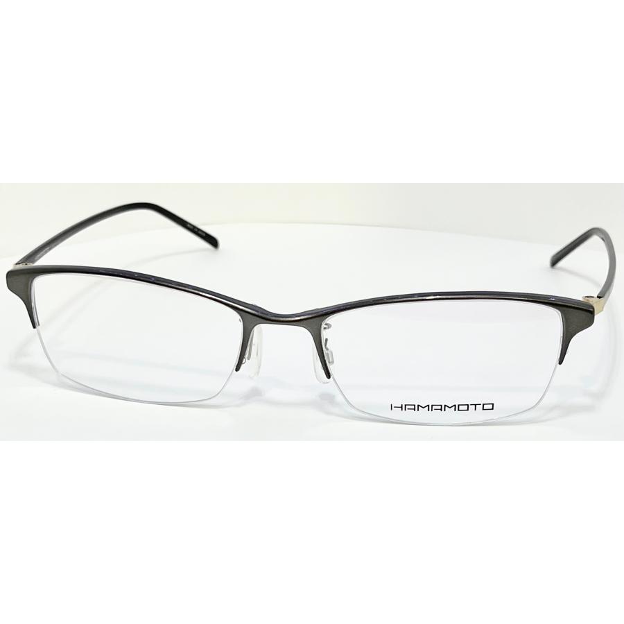 HAMAMOTO ハマモト 眼鏡 メガネ HT-112 日本製 度付き対応可 ナイロール 掛け心地抜群 アルミニウム/薄アセテート スクエア : 横ガオ - 通販 - Yahoo!ショッピング