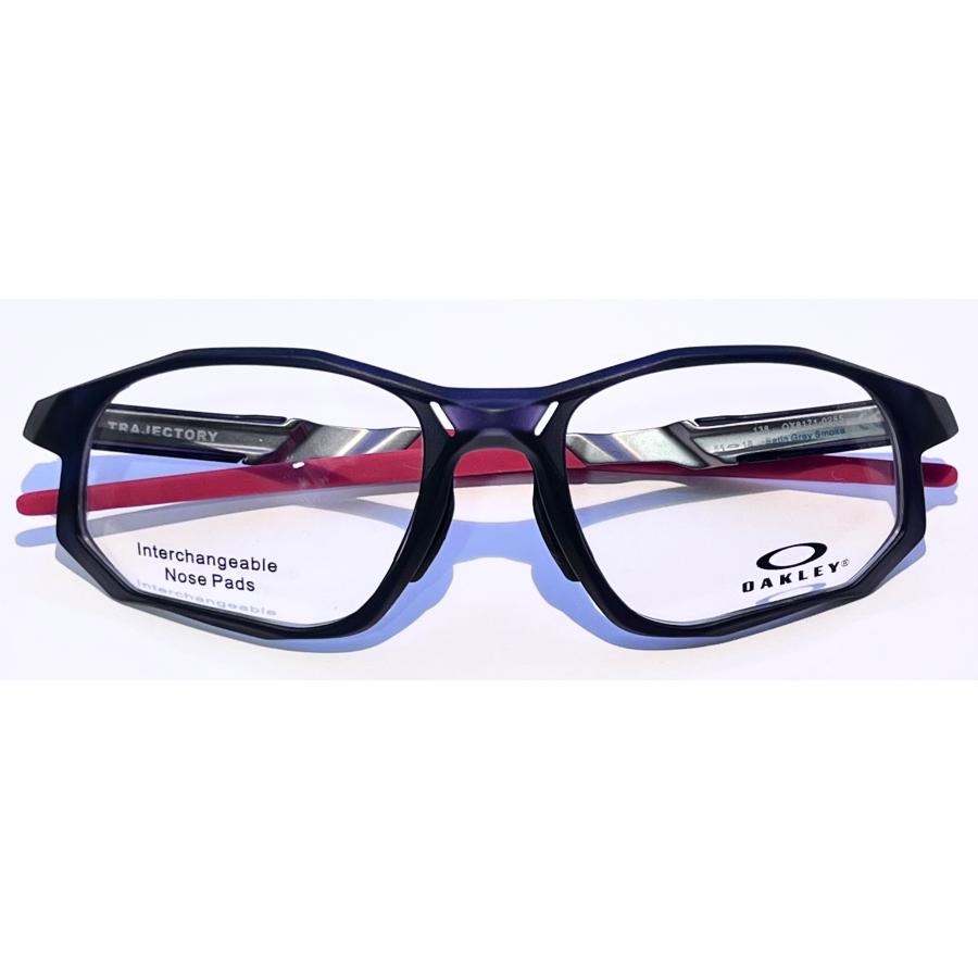 OAKLEY オークリー Trajectory 眼鏡フレーム OX8171 スポーツタイプ 55サイズ 正規品 マットブラック/レッド（02） マットブラック/ブラック（01）Mサイズ : 横 ...