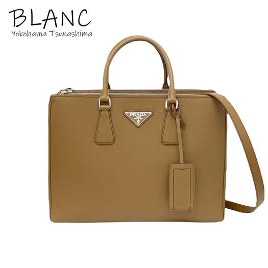 PRADA プラダ ガレリア ミディアムバッグ サフィアーノ キャメル 2VG061 2WAYショルダー 21年製 横浜BLANC : 横浜BLANCヤフーショッピング店 - 通販 ...