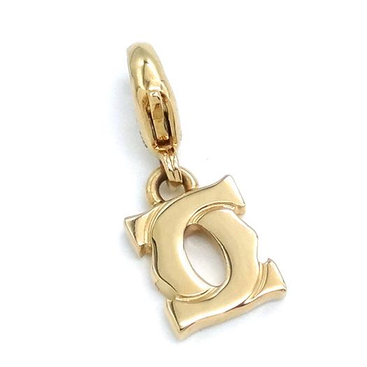 カルティエ C2 アントルラセ チャーム K18 YG イエローゴールド ペンダント トップ 2C Cartier 横浜BLANC :G01 ...