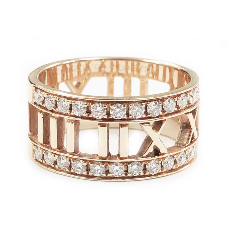 ティファニー アトラス オープン リング ハーフダイヤ 約11.5号 K18PG ピンクゴールド 指輪 Tiffany＆Co. 横浜BLANC : g03-1838 : 横浜BLANCヤフー ...