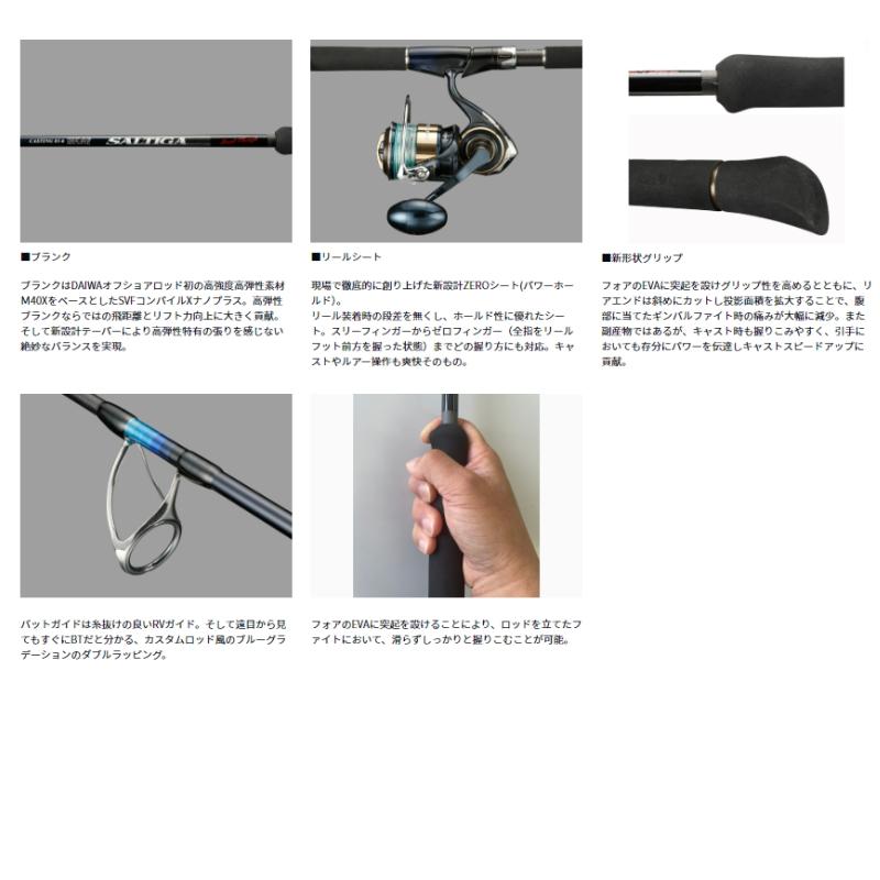 ダイワ ソルティガ ブレイクスルー C80-5 【大型商品3】 : 4550133339110 : つり具のヨコオYahoo!店 - 通販 - Yahoo!ショッピング