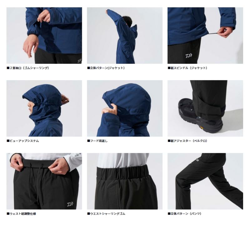 DAIWA（釣り） ダイワ レインマックスウィンタースーツ DW-3524 ＃ブラック ＃L : つり具のヨコオYahoo!店 - 通販 - Yahoo!ショッピング