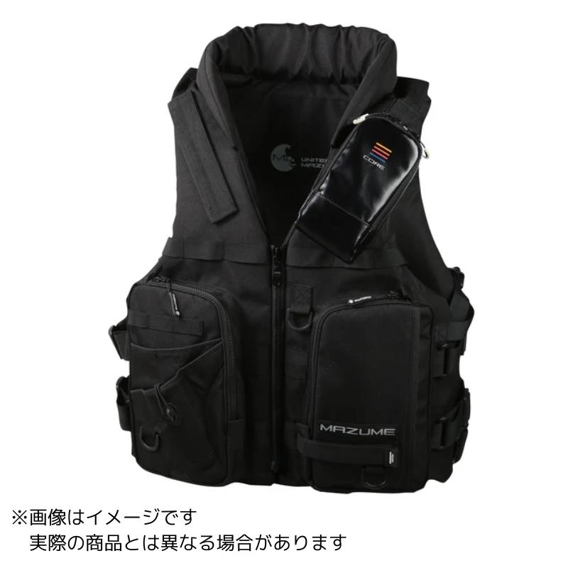 mazume MZLJ-771 コアライフジャケット ＃ブラック ＃フリー : つり具のヨコオYahoo!店 - 通販 - Yahoo!ショッピング