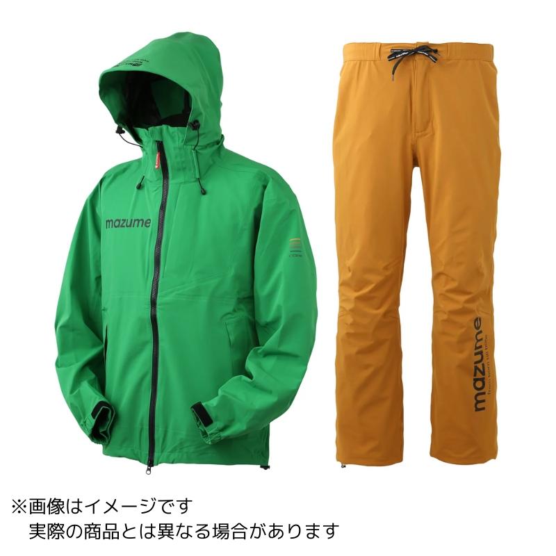 mazume MZRS-756 コアレインスーツ ＃グリーン ＃L : つり具のヨコオYahoo!店 - 通販 - Yahoo!ショッピング