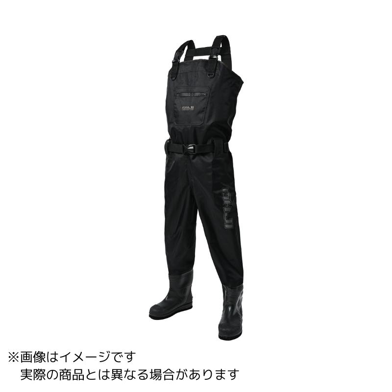 エクセル OH-004P チェストハイウェダー 420D(フェルトピンソール) ＃ブラック ＃M(25.0-25.5cm) : つり具のヨコオYahoo!店 - 通販 - Yahoo!ショッピング