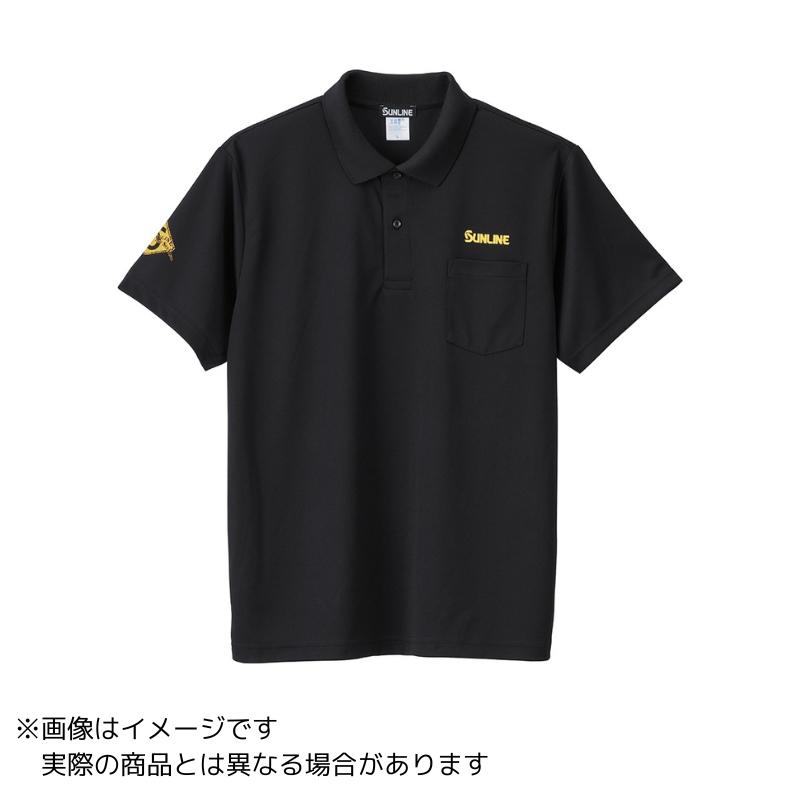サンライン 【メール便対応】サンライン SUW-15404DP DRYポロシャツ ＃ブラック×ゴールド ＃XL : つり具のヨコオYahoo!店 - 通販 - Yahoo!ショッピング