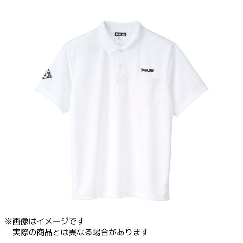 サンライン 【メール便対応】サンライン SUW-15404DP DRYポロシャツ ＃ホワイト ＃M : つり具のヨコオYahoo!店 - 通販 - Yahoo!ショッピング