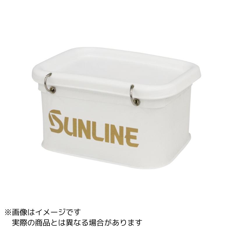 サンライン エサバケツ(L) SB-453 ＃ホワイト : つり具のヨコオYahoo!店 - 通販 - Yahoo!ショッピング