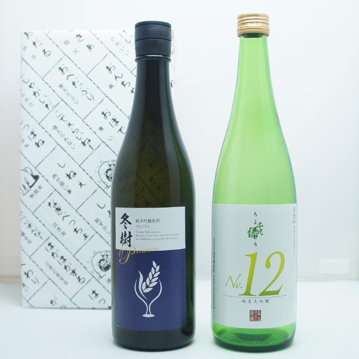 お中元 ギフト 福乃友 純米吟醸原酒 冬樹プレミアム720ml & 千代緑 純米大吟醸 NO,12 720ml 詰合せ 贈答用 : 仏事返礼品店条里 - 通販 - Yahoo!ショッピング